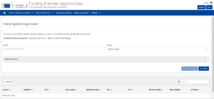 How to find the PIC number of an organization? - EU Funds